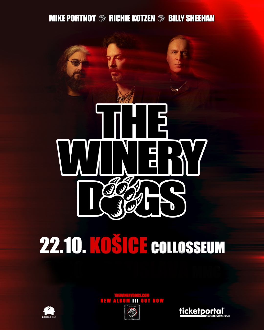 The Winery Dogs – Collosseum Club Košice
